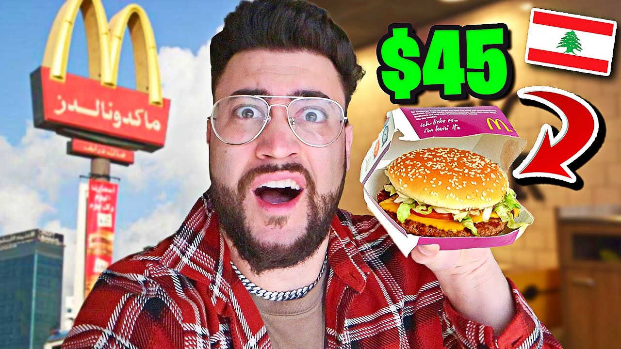 $45 MCDONALD’S BURGER ONLY IN LEBANON