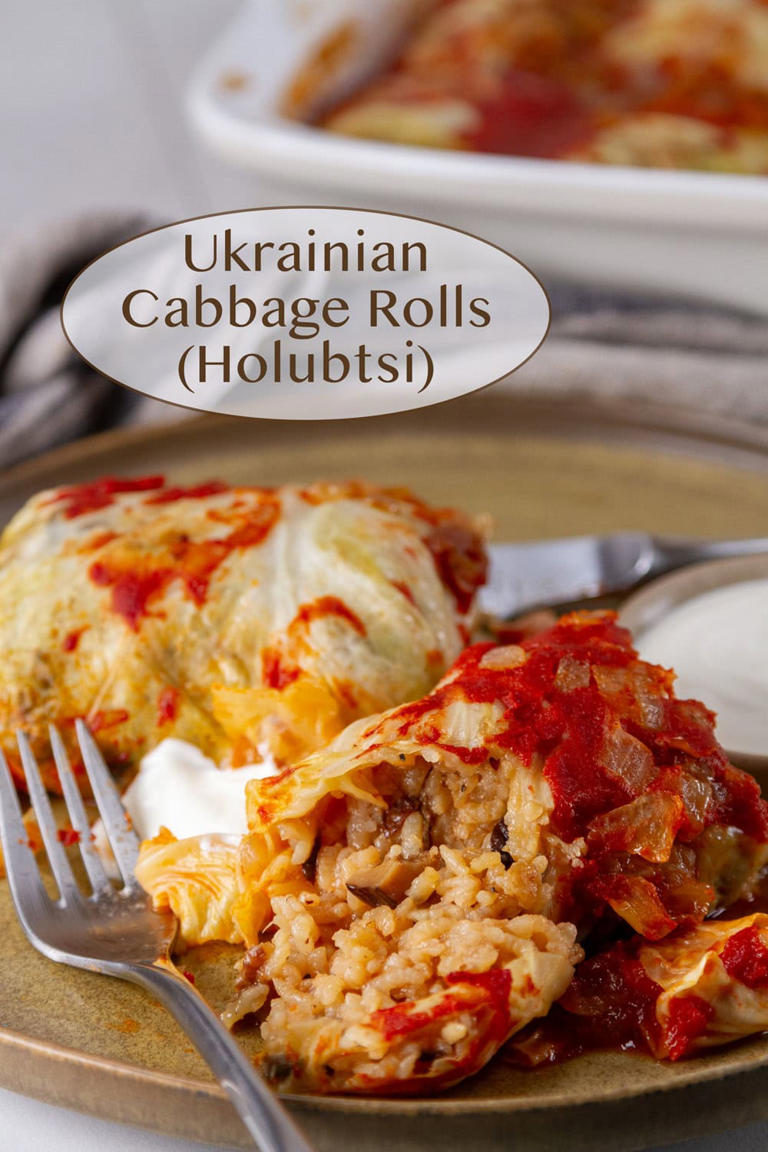 Ukrainian Cabbage Rolls (Holubtsi)