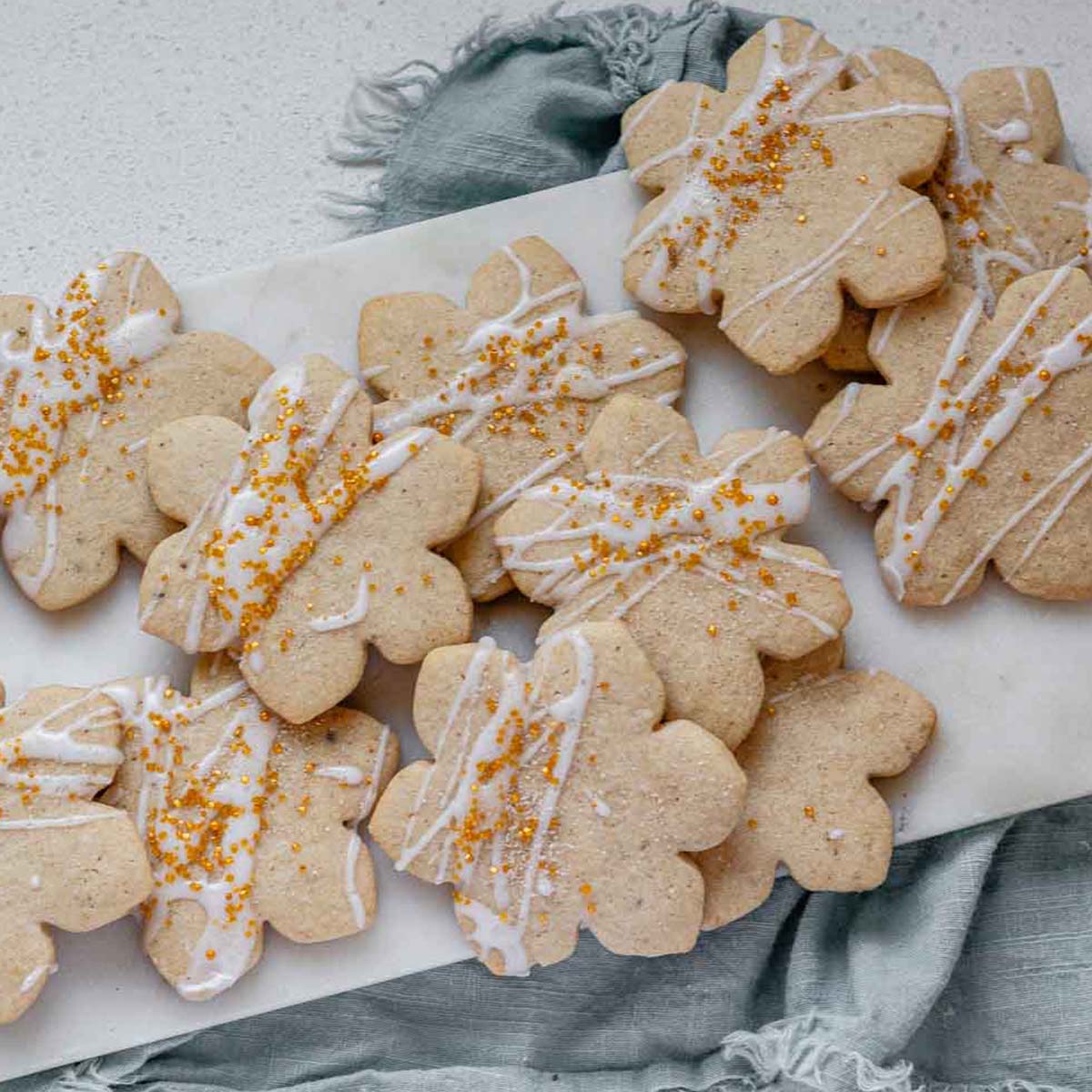 Chai sugar cookie snowflakes