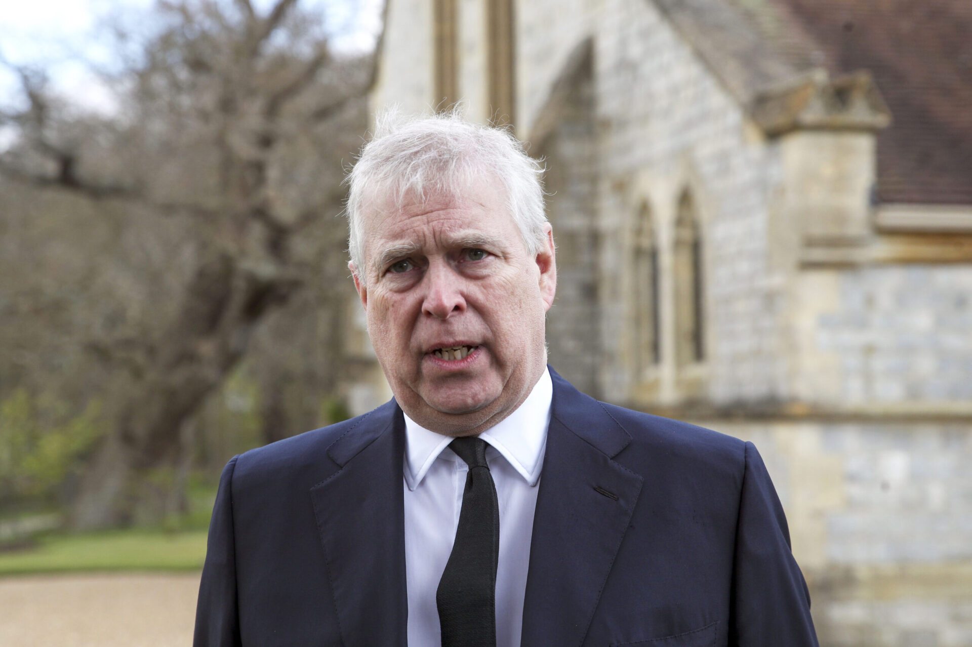 Prince Andrew photographed with a large bruise across his face - and ...