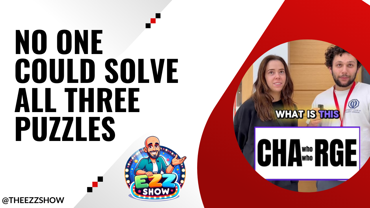 No One Could Solve All Three Puzzles No One Could Solve All Three Puzzles