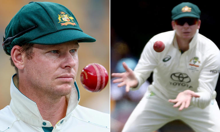 Classic catch! Steve Smith snares a SCREAMER in Brisbane to dismiss ... Classic catch! Steve Smith snares a SCREAMER in Brisbane to dismiss ...