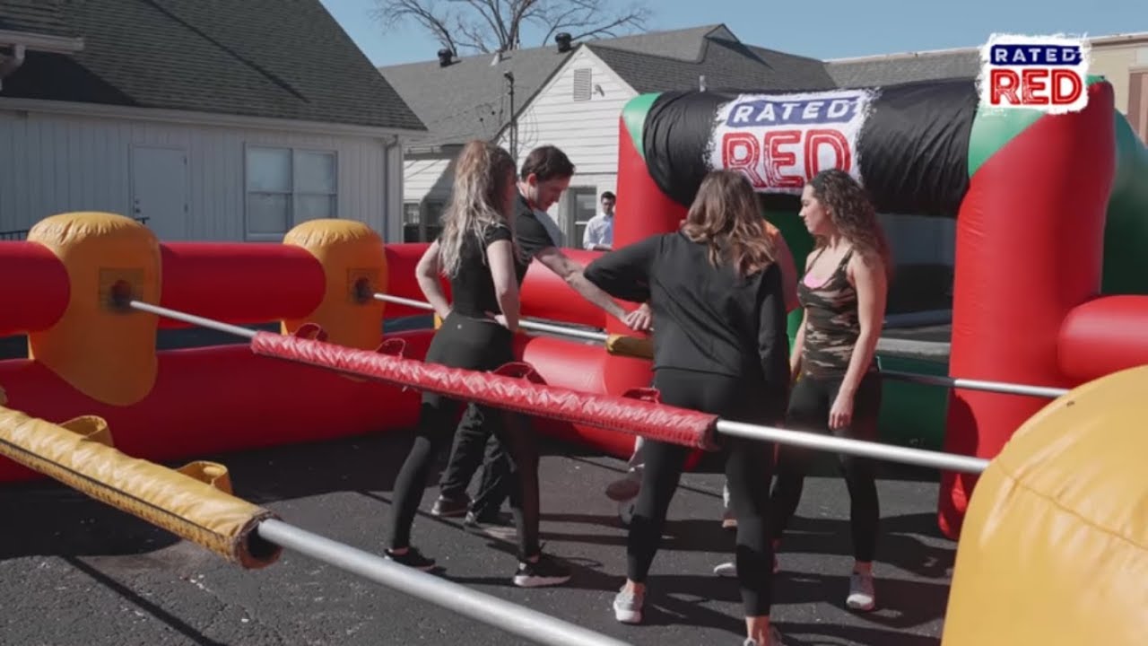 The Funniest Game You'll See Today—Human Foosball
