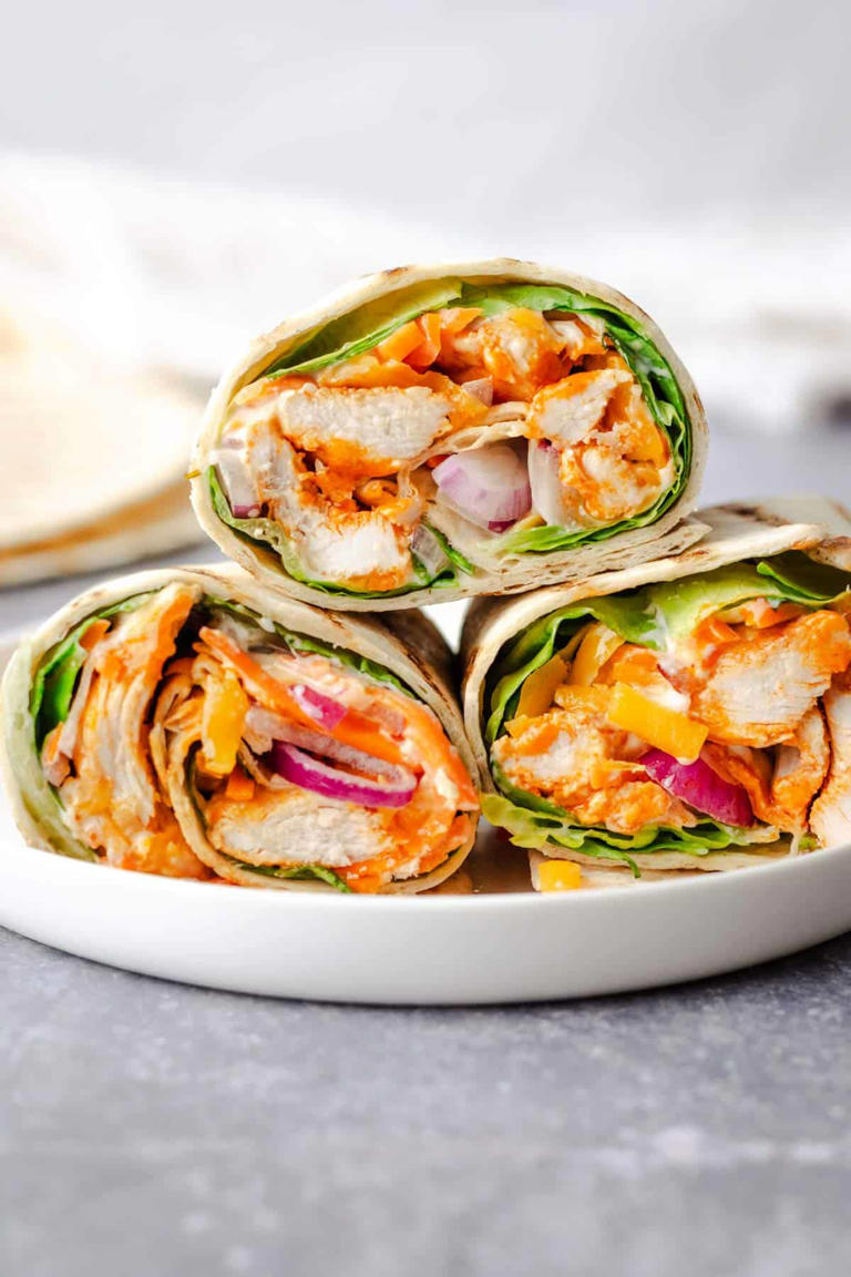 Buffalo Chicken Wraps