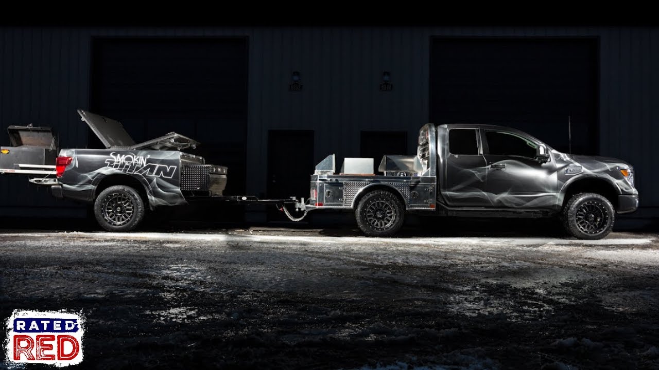 The Smoker and Mobile Kitchen Combo Built Right Into Your Truck