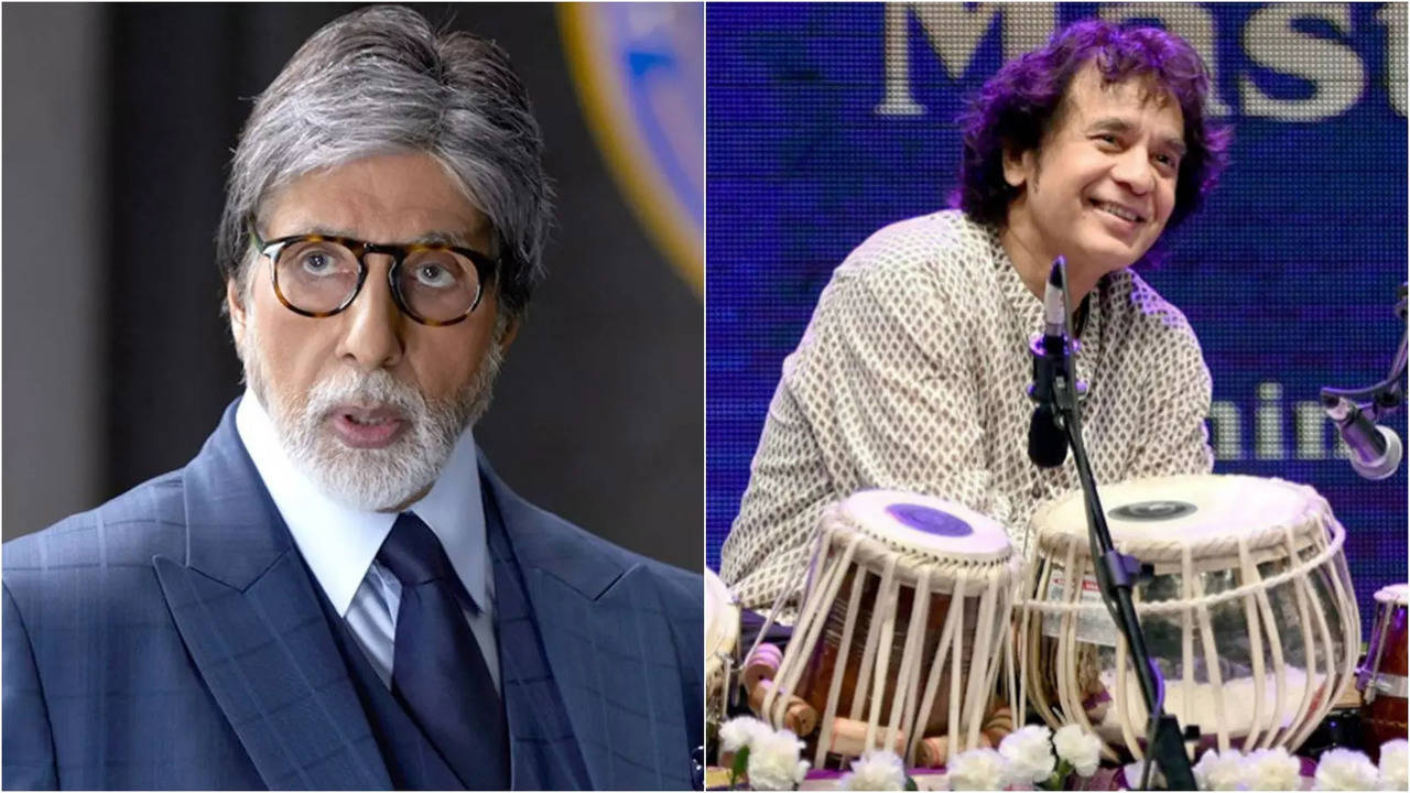 Amitabh Bachchan Remembers Ustad Zakir Hussain As 'Pleasant Memory ... Amitabh Bachchan Remembers Ustad Zakir Hussain As 'Pleasant Memory ...