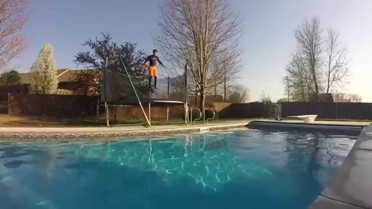 Trampoline Diving Compilation Short Video