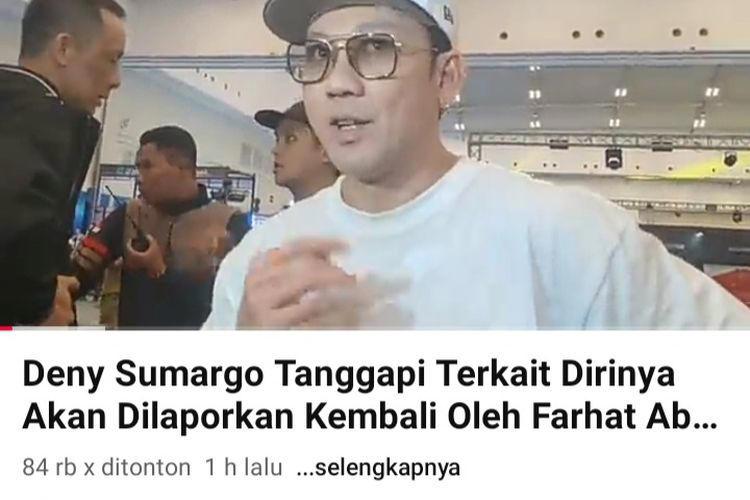 Santai Dilaporkan Farhat Abbas, Denny Sumargo Justru Beri Tips Buat ... Santai Dilaporkan Farhat Abbas, Denny Sumargo Justru Beri Tips Buat ...