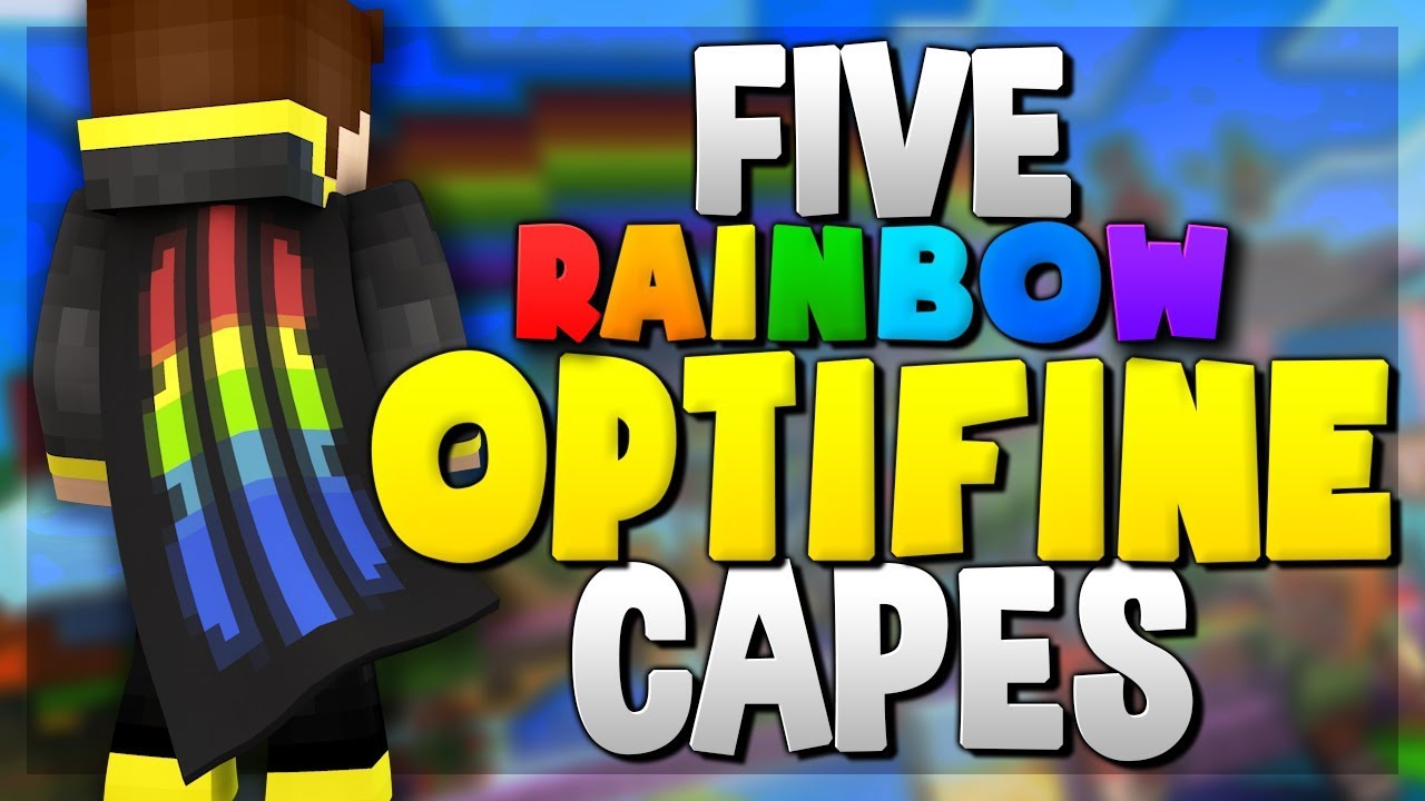 5 Rainbow Optifine Cape Designs | Minecraft Custom Capes