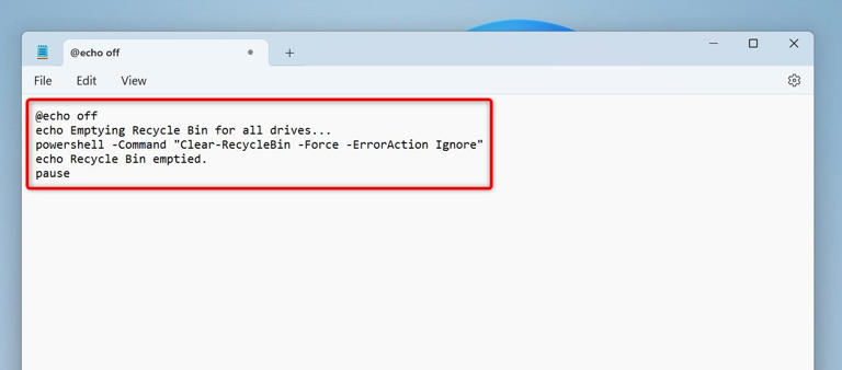 7 Useful Batch Files You Can Create to Automate Tasks on Windows 11 7 Useful Batch Files You Can Create to Automate Tasks on Windows 11