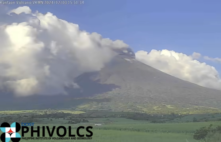 Phivolcs warns vs possible lahar from Kanlaon Volcano