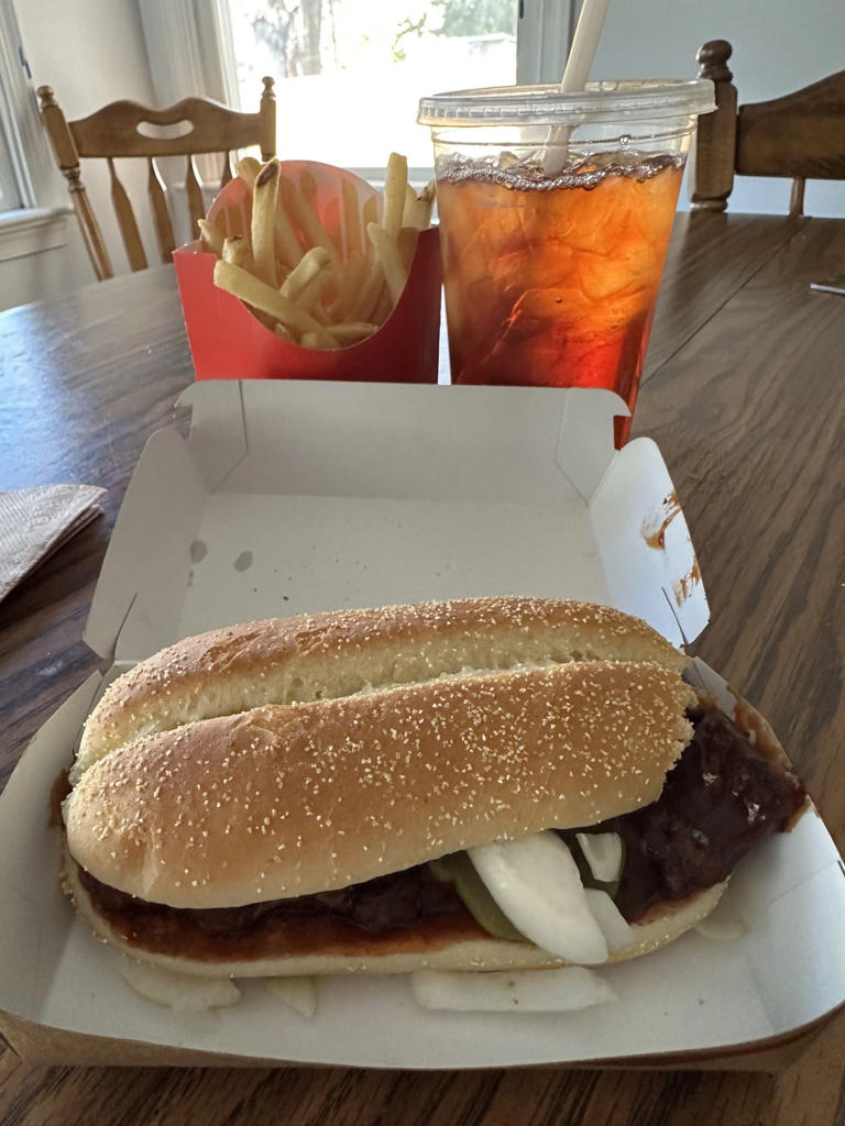 McRib is back at McDonald's. Does it taste like we remember? Here's the ...