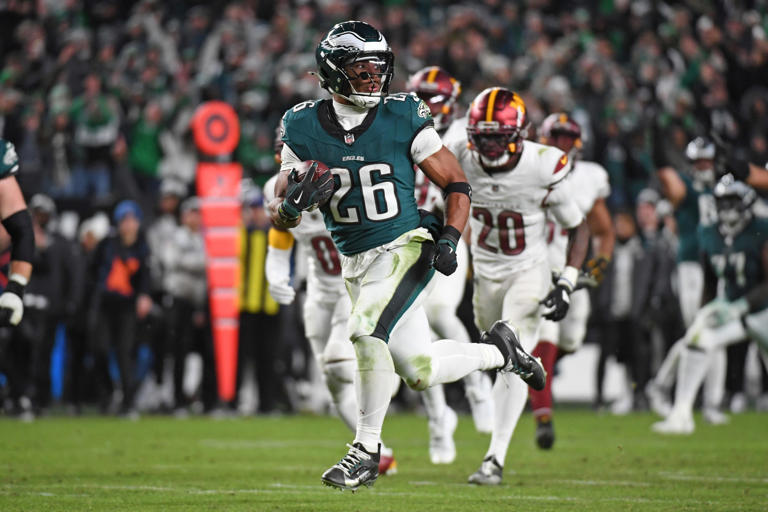 Eagles 55, Commanders 23: Saquon Barkley, Jalen Hurts lead Super Bowl berth
