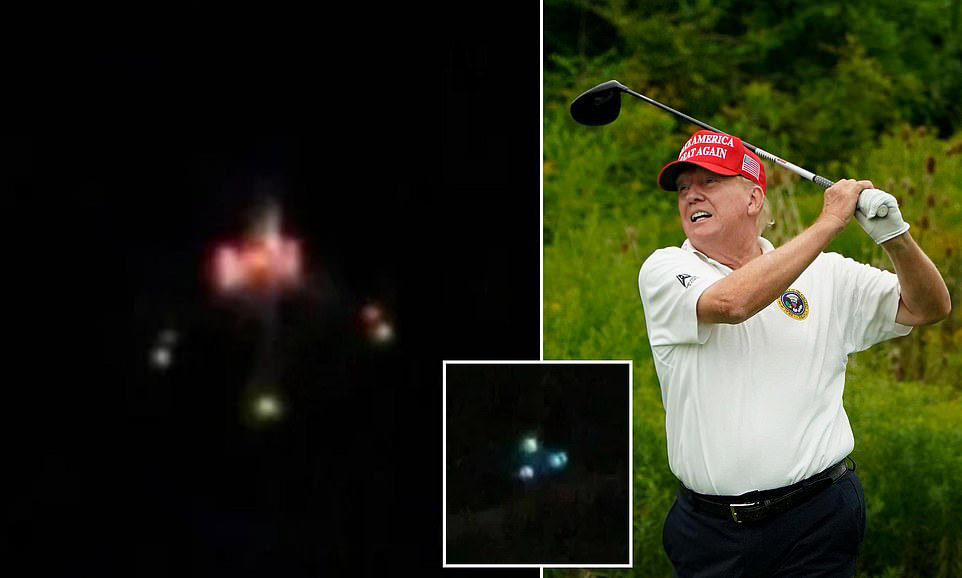 FBI probes mysterious lights spotted over Trump's NJ golf course FBI probes mysterious lights spotted over Trump's NJ golf course