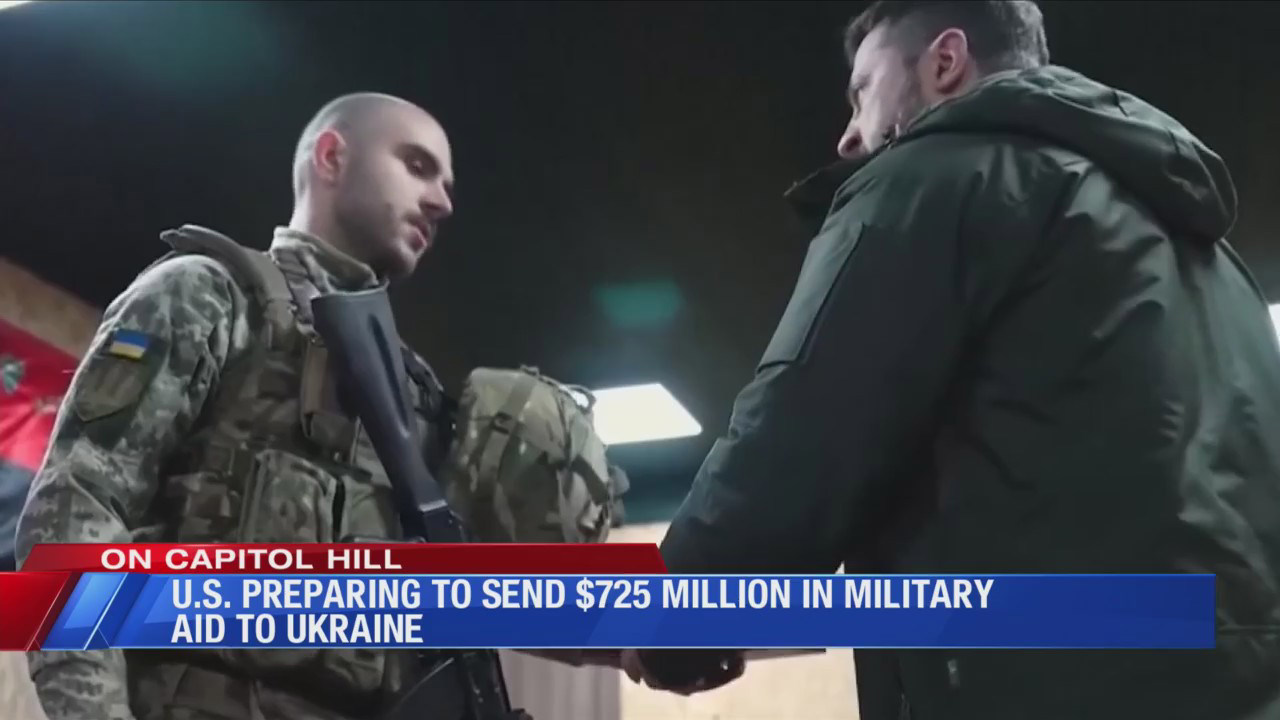 U.S. preparing to send $725 million in military aid to Ukraine U.S. preparing to send $725 million in military aid to Ukraine