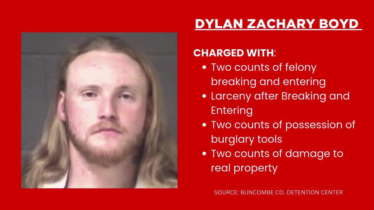Asheville police file additional charges for breaking and entering suspect Asheville police file additional charges for breaking and entering suspect