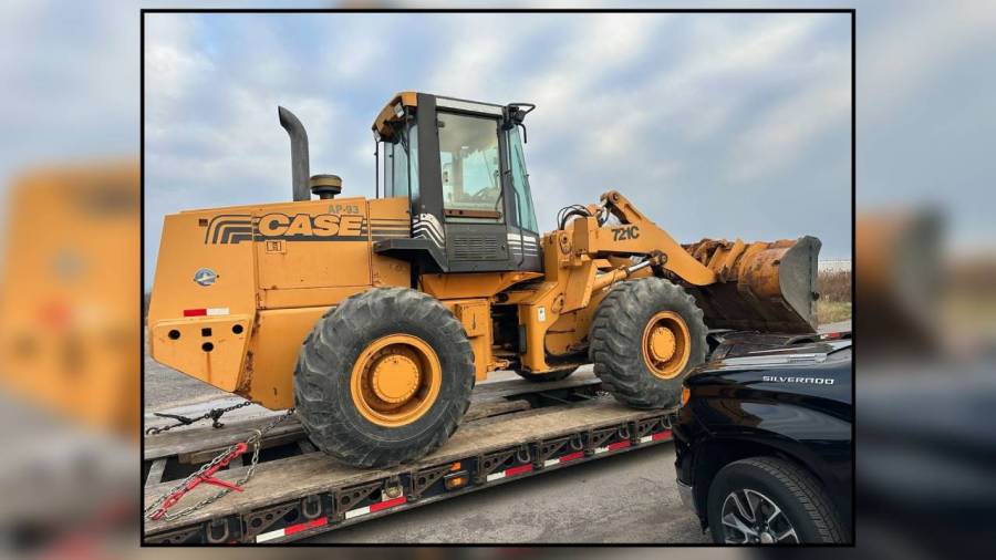 Arrest made in theft of $60k wheel loader from Henrietta