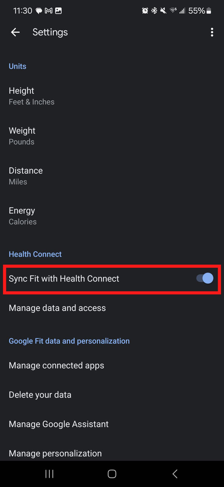 How to sync your Samsung Health data with Google Fit