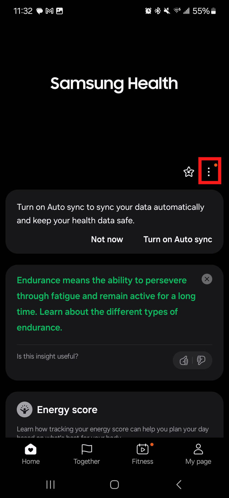 How to sync your Samsung Health data with Google Fit