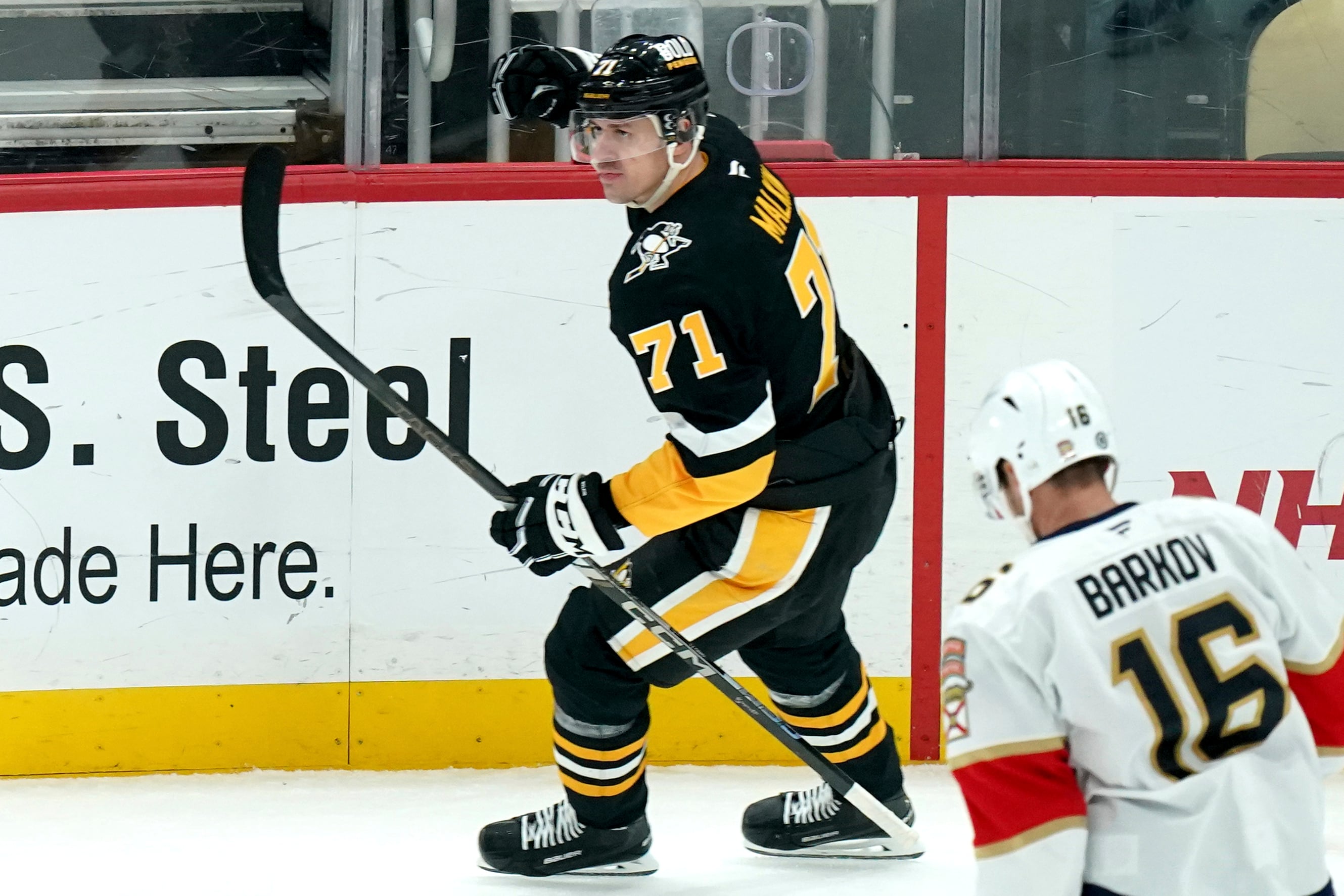 Rust’s OT goal salvages Penguins’ 5-4 victory over Florida