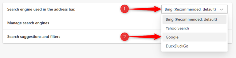 How to Change Microsoft Edge to Search Google Instead of Bing