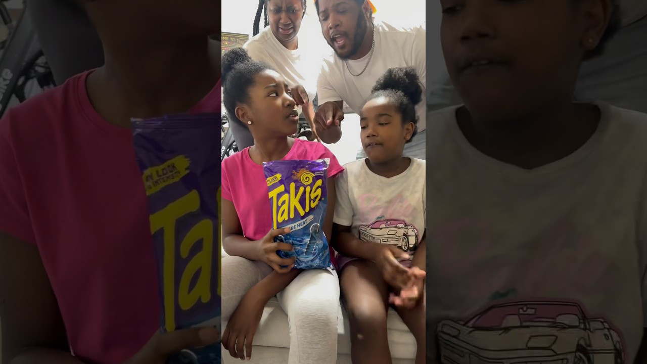 Mom and dad catch girls eating sour candy – funny!