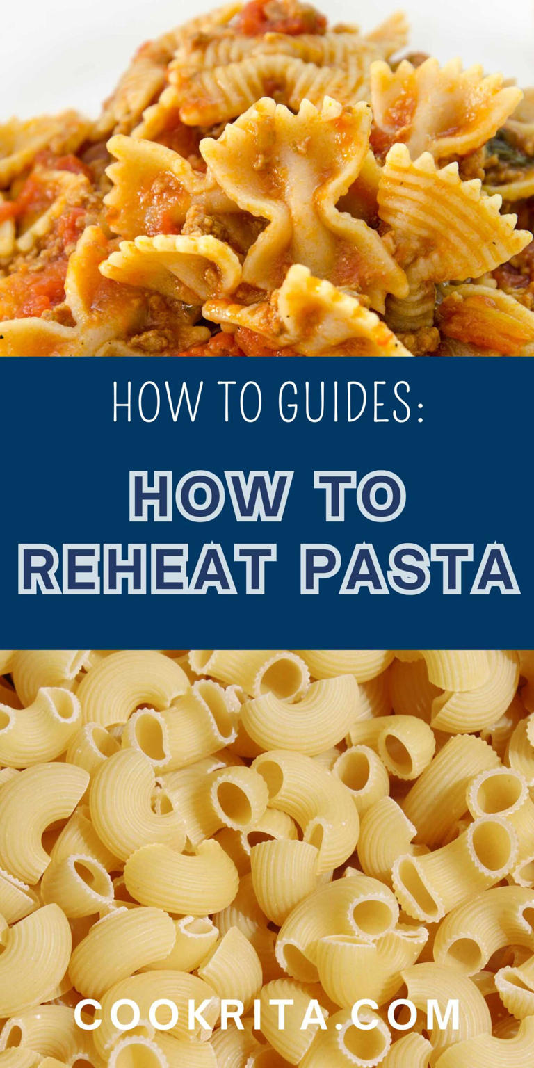 How To Reheat Pasta (in 3 Tried Methods)
