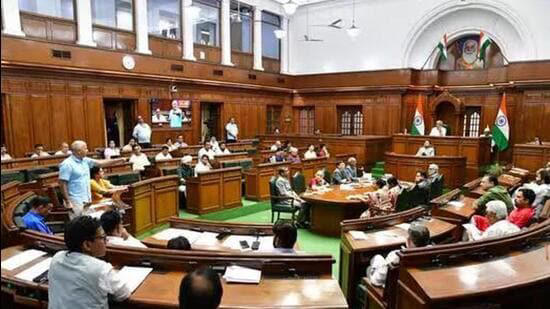 AAP, BJP lawmakers spar over law and order, Delhi assembly adjourned ... AAP, BJP lawmakers spar over law and order, Delhi assembly adjourned ...
