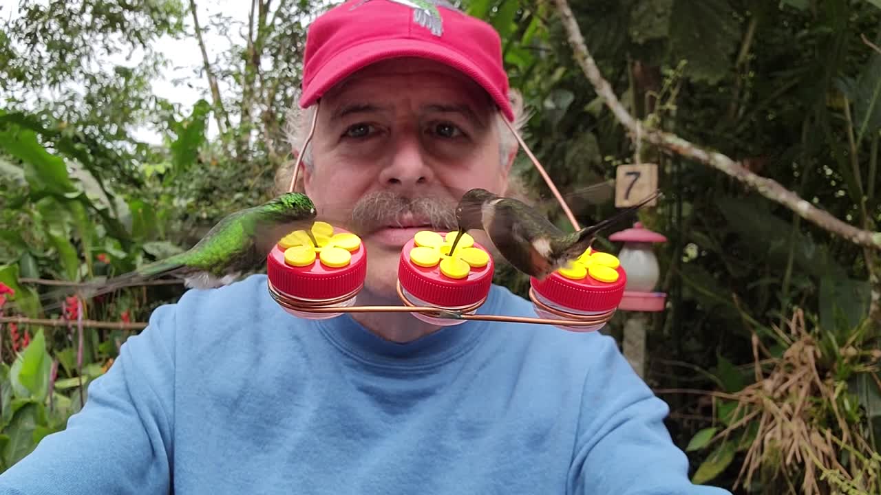 Ecuador 2022 Hummingbird Hat Feeder
