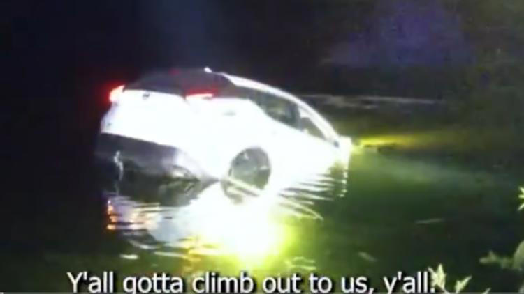 WATCH: Body cam footage shows moments deputies rescue two women from ... WATCH: Body cam footage shows moments deputies rescue two women from ...