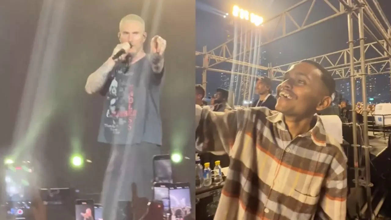 Maroon 5 Frontman Adam Levine Recognises Darshan Magdum At Mumbai ... Maroon 5 Frontman Adam Levine Recognises Darshan Magdum At Mumbai ...