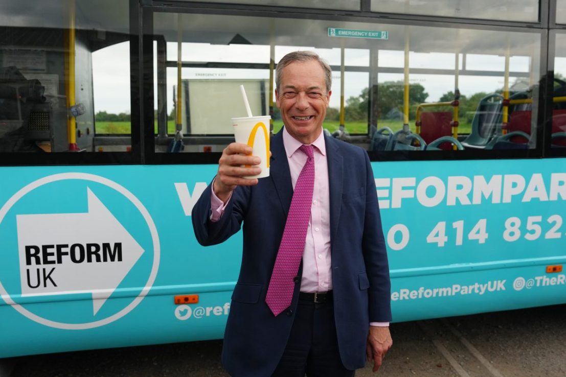Voters say Nigel Farage’s Reform is the ‘party of UK business’