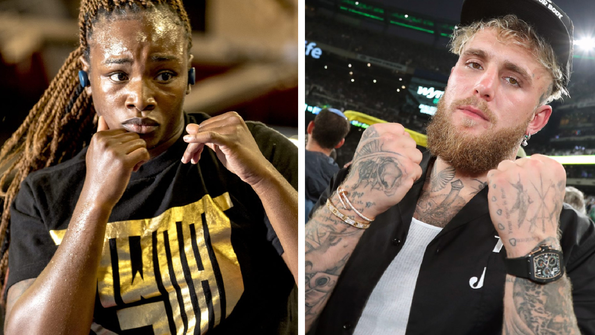 La campeona mundial Claressa Shields pone contra las cuerdas a Jake Paul La campeona mundial Claressa Shields pone contra las cuerdas a Jake Paul