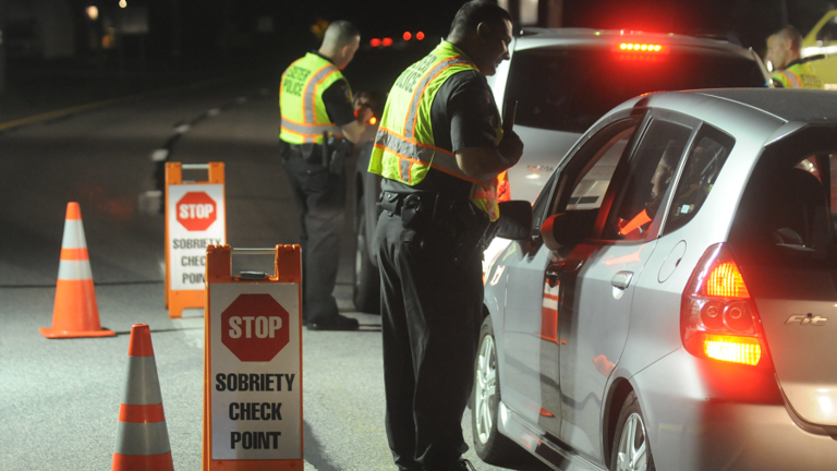 State Police checking drivers for OUI during Hampden County checkpoint