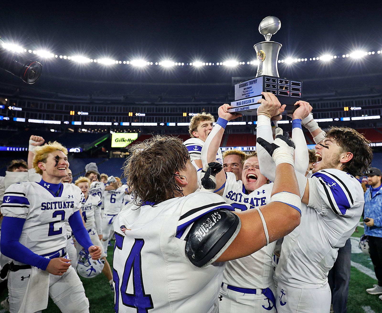 'Captain of the ship': First-year QB has record day for Scituate ...