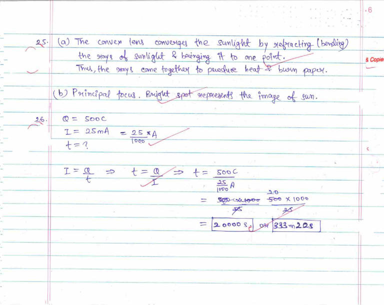 CBSE Class 10 Science Topper Answer Sheet for 2025 Board Exam: Check ...