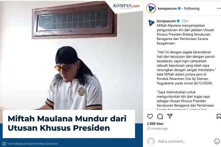 Gus Miftah Mundur dari Jabatan Utusan Khusus Presiden Imbas Viral ... Gus Miftah Mundur dari Jabatan Utusan Khusus Presiden Imbas Viral ...