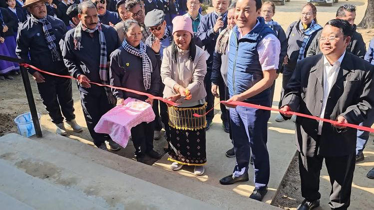 Arunachal MLA inaugurates assembly shed at government school in Basar ... Arunachal MLA inaugurates assembly shed at government school in Basar ...