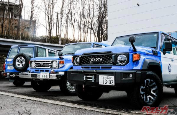 【独占取材】最新[ランクル70]で極限雪国を守る!!! JAF旭川支部4台のランクル70がガチなプロ仕様だった