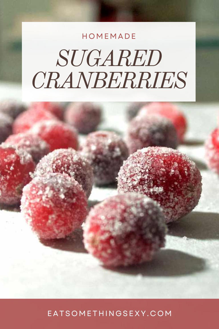 How to make sugared cranberries for cocktails & snacking