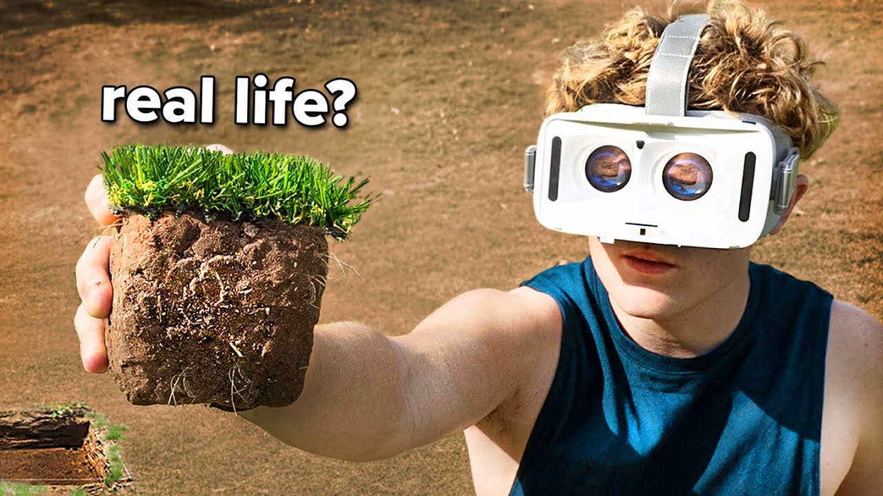 I Spent 100 Days in Ultra-Realistic Minecraft VR