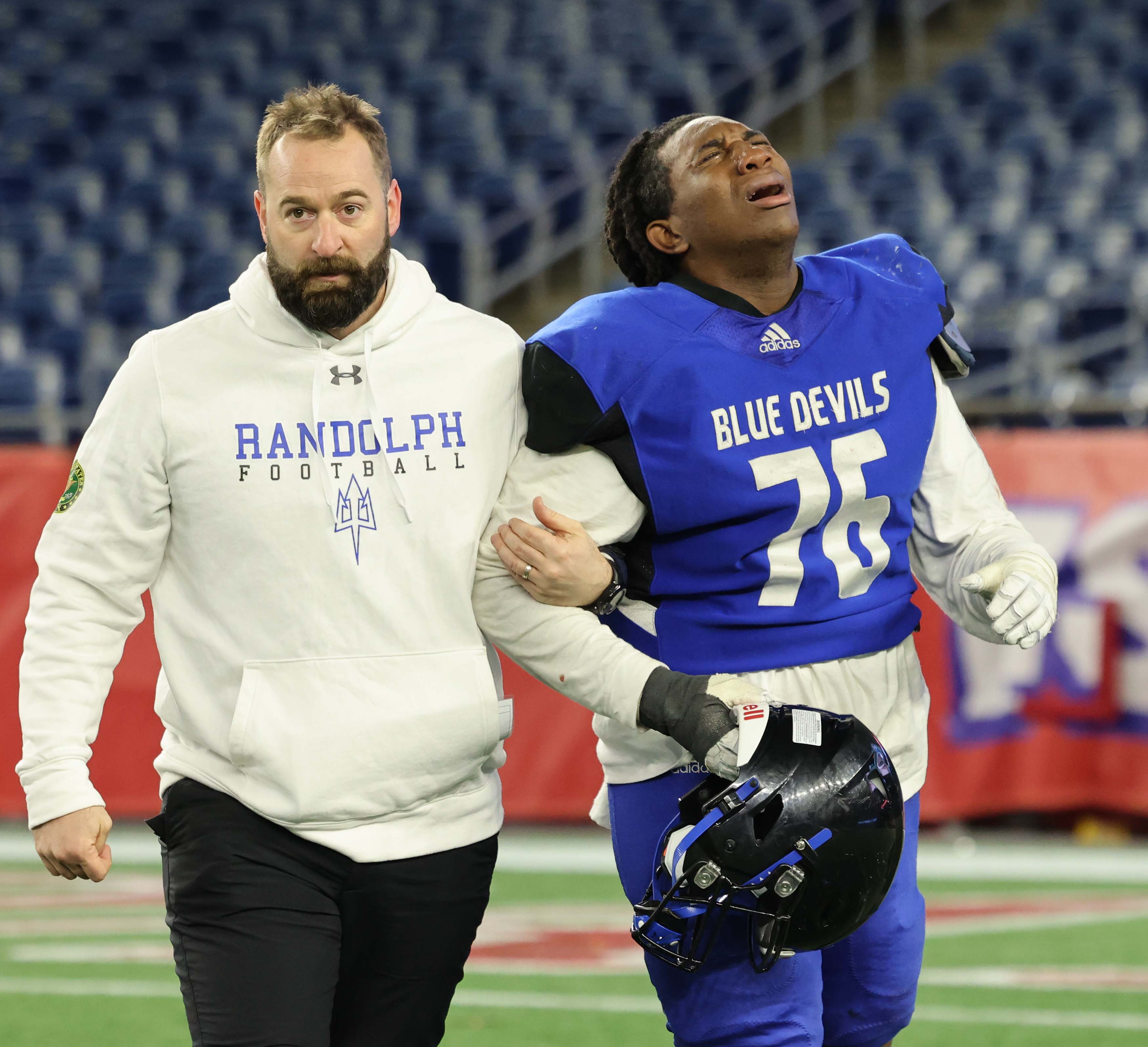 Coach's father lost cancer battle in May. Randolph football's Super ...