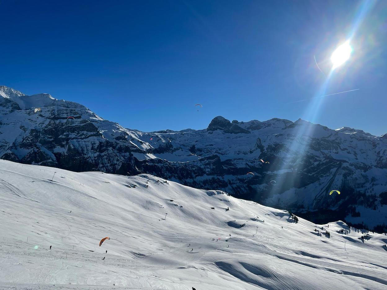 Sneeuwrijk weekend op komst in de Alpen Sneeuwrijk weekend op komst in de Alpen