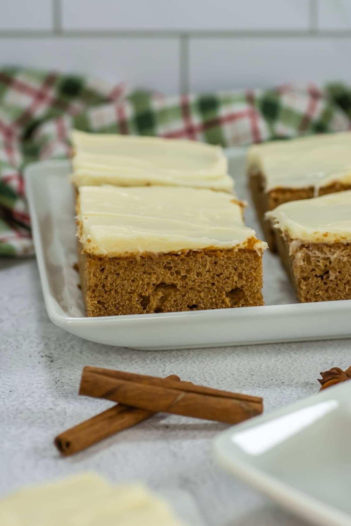 Easy Gingerbread Sheet Cake Recipe & Cream Cheese Frosting