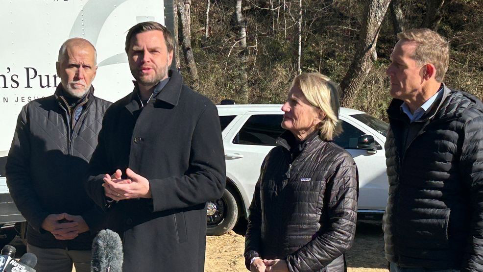 VP-elect JD Vance tours Helene damage, meets family of firefighter ... VP-elect JD Vance tours Helene damage, meets family of firefighter ...