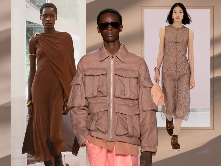 Cinque inspo fashion con il Mocha Mousse, il colore Pantone del 2025 Cinque inspo fashion con il Mocha Mousse, il colore Pantone del 2025