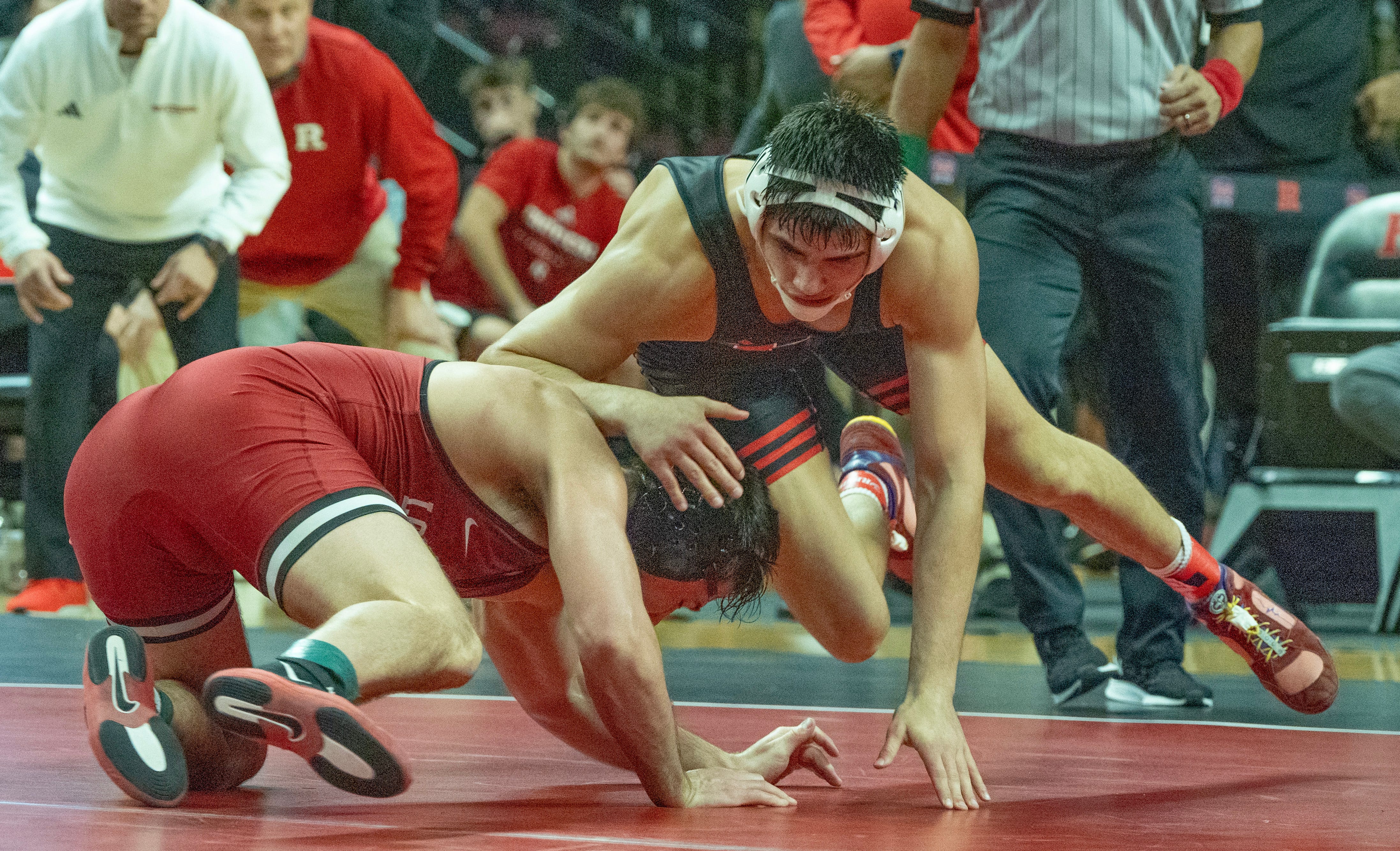 Rutgers wrestling records solid win over Wisconsin; No. 1 Penn State awaits