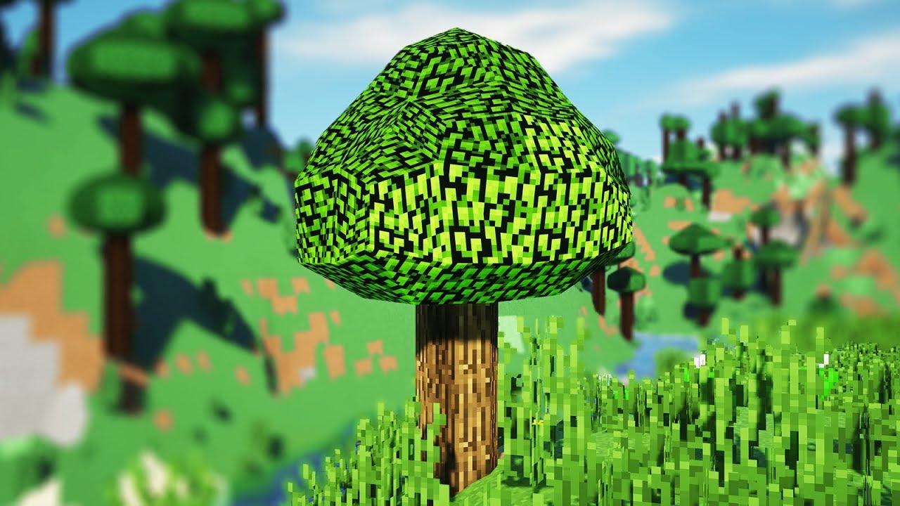 Minecraft real life shaders + no cubes mod is crazy (Ray Tracing)