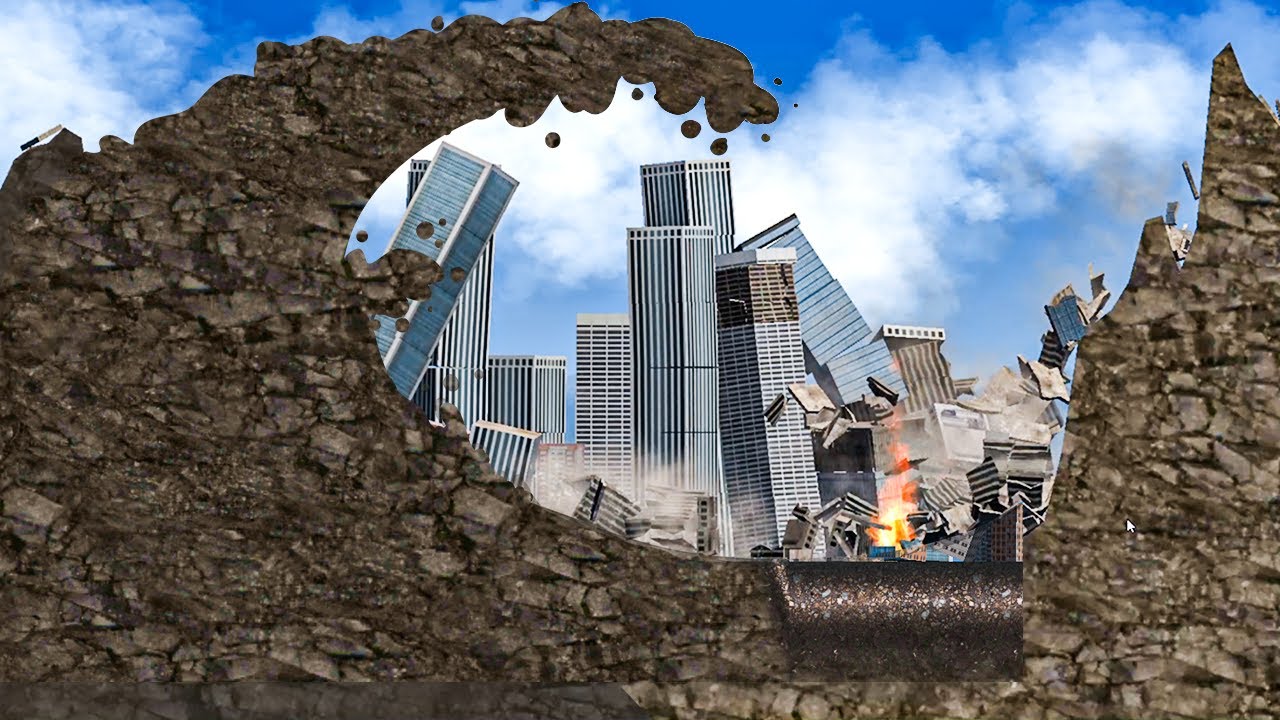 When the Earth Swallows a City Whole—Cataclysmic Event