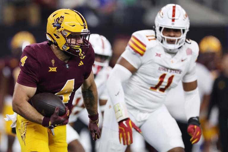 Who is Cam Skattebo? Arizona State RB leads Sun Devils vs Texas in CFP ...